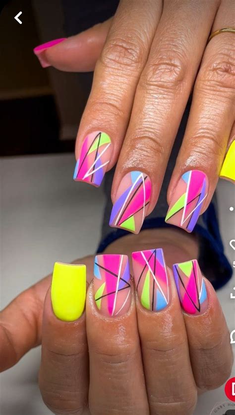 Pin By Miss Díaz On Nails Ideas Nail Art Summer Nails Neon Nails