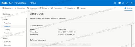 Powerstore 1000t Firmware Upgrade Techknowlojist