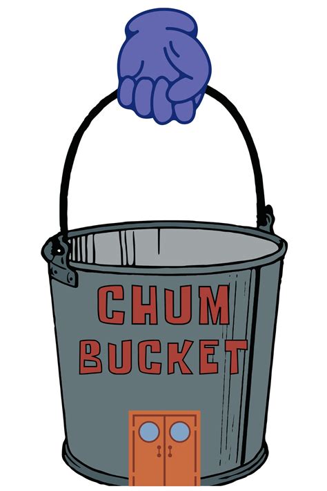 Chum Bucket Digital Art Download Svg Pdf Png Unique Underwater Themed