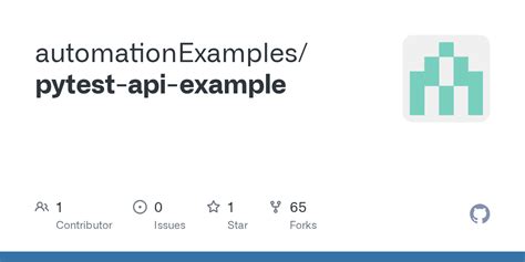 Github Automationexamplespytest Api Example