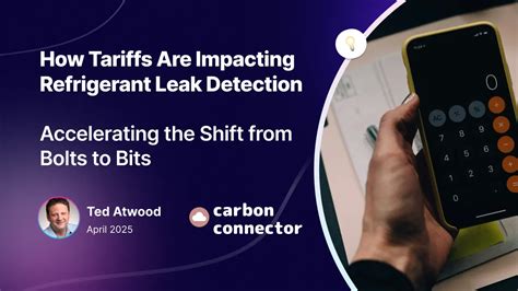 How Tariffs Are Impacting Refrigerant Leak Detection