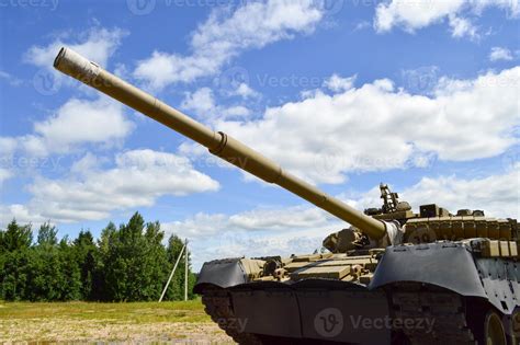 A Large Green Military Metal Armored Deadly Dangerous Iron Russian