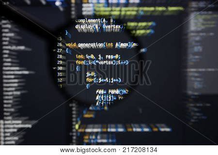 Real C C Code Image Photo Free Trial Bigstock