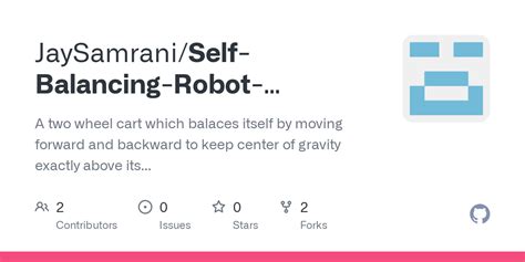 Github Jaysamraniself Balancing Robot Arduino A Two Wheel Cart