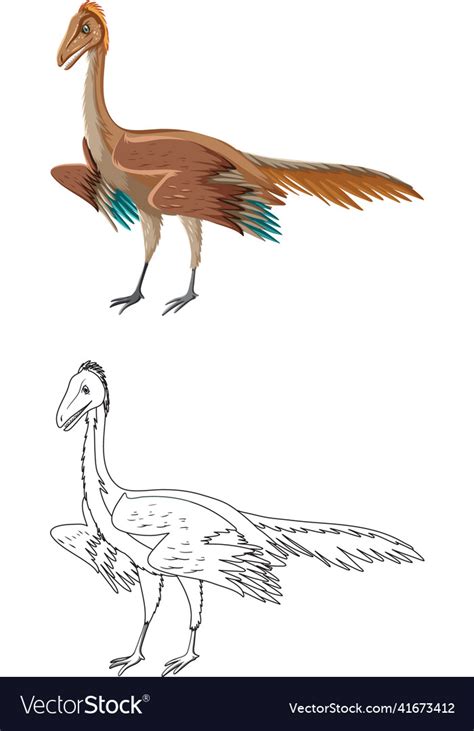Archaeopteryx Fossil Sketch