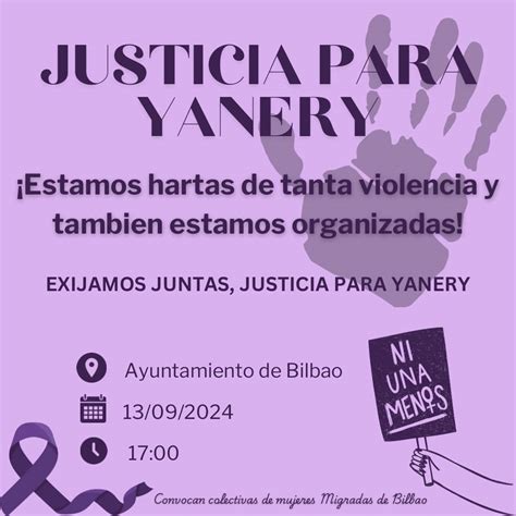 Dos Concentraciones Condenarán Hoy El Asesinato De Yanely En Bilbao Onda Vasca