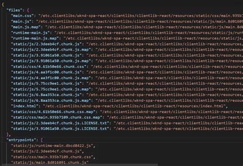 Solved How Asset Manifestjson File Is Created In Aem Rea Adobe