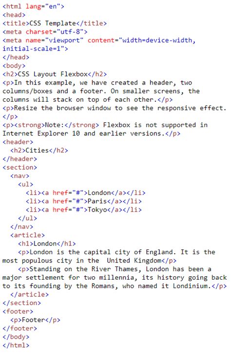 آموزش Layout در Html آتریا