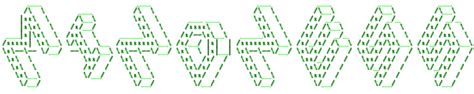 mindness ascii 3d typeface behance