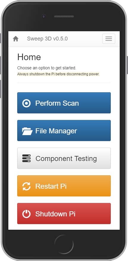 Github Scanse Sweep D Scanner Node Web Application For Controlling An Open Source D Scanner