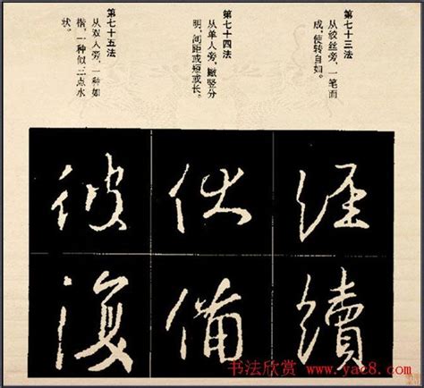 免費 王羲之書法字帖行書結構92法彩色簡版 每日頭條