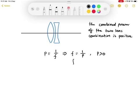 SOLVED A Convex Lens Is Placed In Contact With A Concave Lens So That The Power Of The