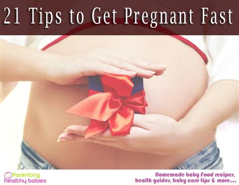 Tips To Get Pregnant Fast