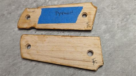 Usa Snake Skin M1911 Grip Python With Ambi Safety Cut