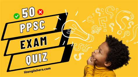 PPSC Exams Quiz With Answers In English