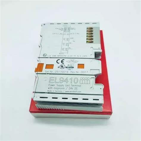 El9410 Beckhoff Power Supply Terminal For E Bus With Diagnostics El9410 Beckhoff Power Supply Terminal For E Bus With Diagnostics