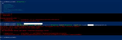 Need Ps Help Getaduser Info Programming And Development Spiceworks Community