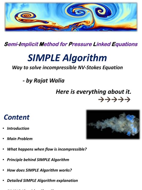 Semi Implicit Method Pressure Linked Equations Simple Pdf Fluid