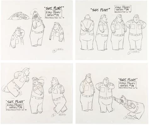 Model Sheets For The 1974 Hanna Barbera Cartoon Hong Kong Phooey Have You Ever Seen So Many