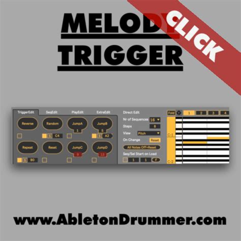 Melody Trigger For Ableton Live Max For Live Devices