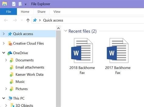 My Quick Access Folders Are Not Showing Up Correctly Microsoft Community