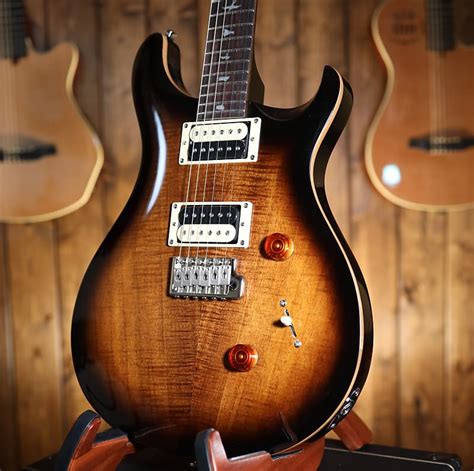 Prs Se Custom 24 Black Gold 6095 Reverb