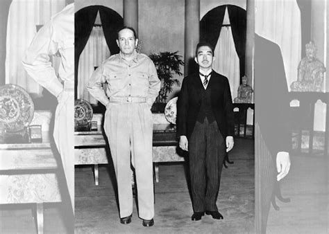 İmparator Hirohito Ve General Macarthurun İlk Buluşması Görsel Hafıza