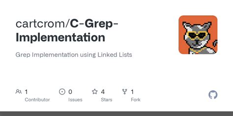 Github Cartcromc Grep Implementation Grep Implementation Using Linked Lists