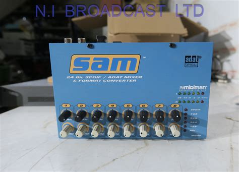 SAM Channel Bit Spdif Adat Mixer And Format Converter N I Broadcast Ltd