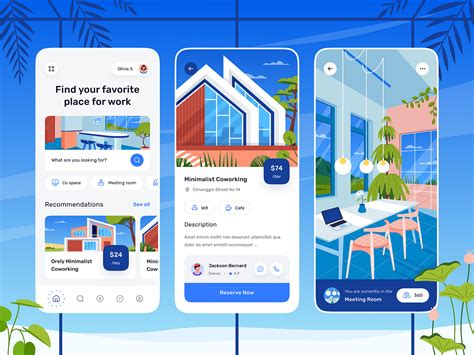 Co Working Mobile App Design 🤩 By Budiarti R For Orely On Dribbble