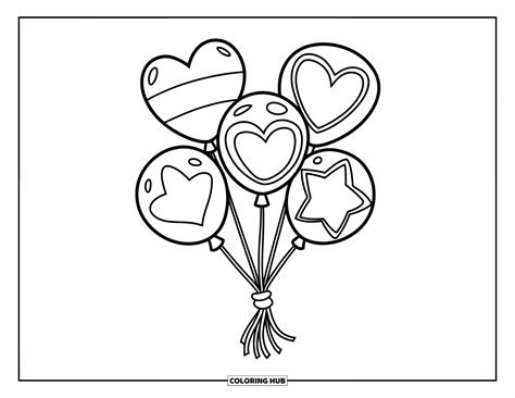 60 Dibujos De Globos Para Colorear Para Niños Y Adultos Pdfs Gratis