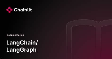 langchain langgraph chainlit
