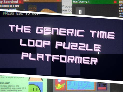 The Generic Time Loop Puzzle Platformer By I AM STUPID