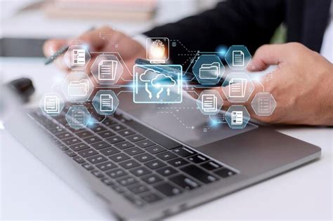 Premium Photo Fingerprint Scanning And Biometric Authentication System For Document Management