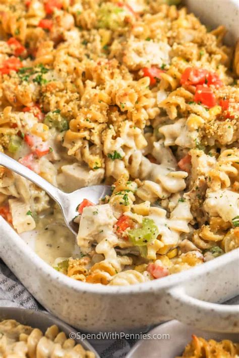 Turkey Noodle Casserole Spend With Pennies