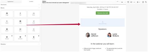How To Add Anchor Links And Hyperlinks To Emails In A Drag And Drop