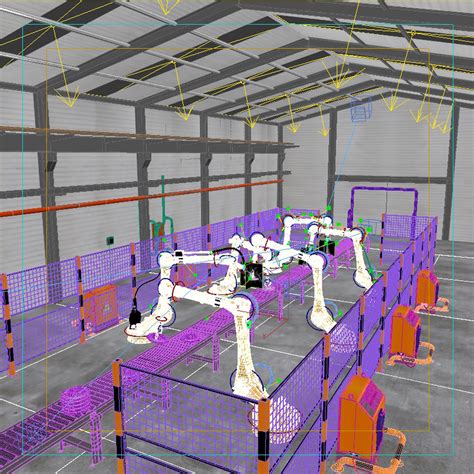 Industrial Assembly Line Model Turbosquid 1415841