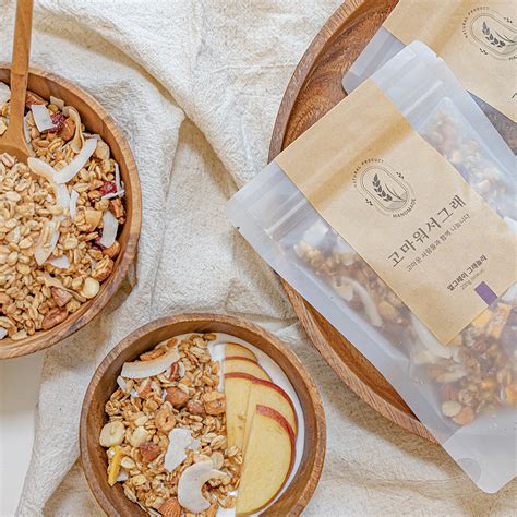 고마워서그래 수제 그래놀라 200g 비건 시리얼 오리지널 오렌지 얼그레이 초코 커피 레몬 원산지상세설명에 표시 위시버킷