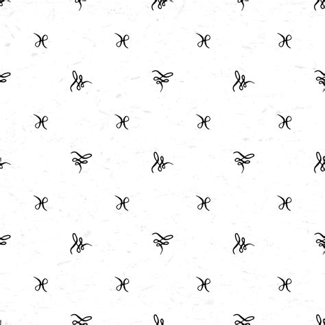Premium Vector Seamless Pattern With Calligraphic Vignettes