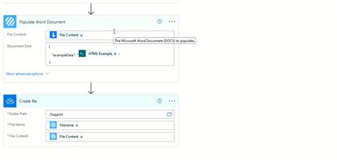 Insert Html Into A Word Document With Power Automate