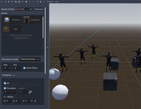 Tools Instead Of Trouble Context Free Plugins In Godot Assetplacer By Cookiebadger