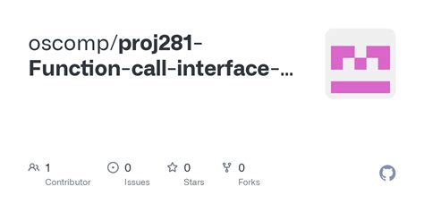 Github Oscompproj281 Function Call Interface Of Heterogeneous Soc