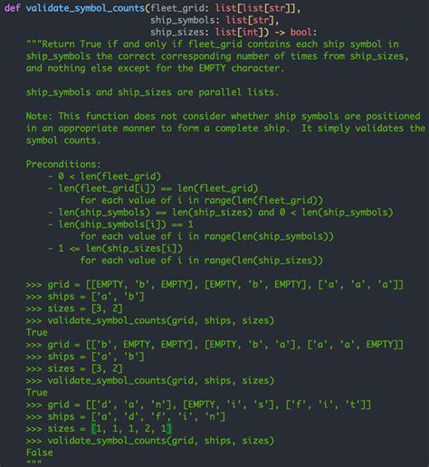 Solved Def Validatesymbolcountsfleetgrid