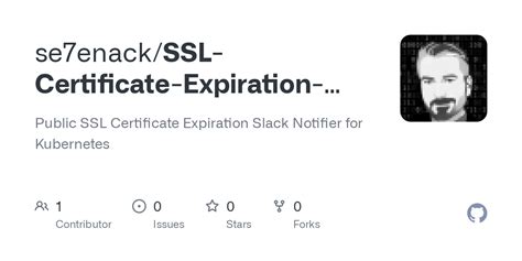 Github Se7enack Ssl Certificate Expiration Notifier For Kubernetes