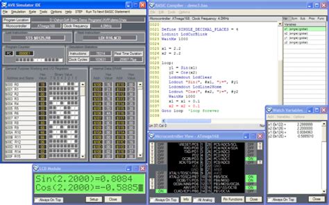 아두이노 Avr Simulator Ide