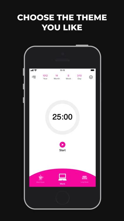Minimalist Pomodoro Timer By Shpavda Too