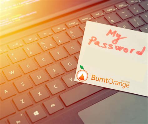 Working Remotely Password Burnt Orange It Solutions Saskatoon Burnt Orange Solutions