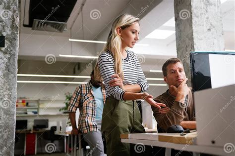 Software Engineers Working On Project And Programming In Company Startup Business Group Concept