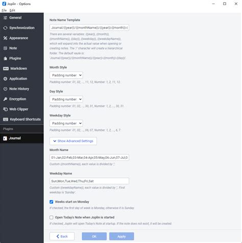 GitHub Leenzhu Joplin Plugin Journal Create Or Open Note Of Today Or Selected Date