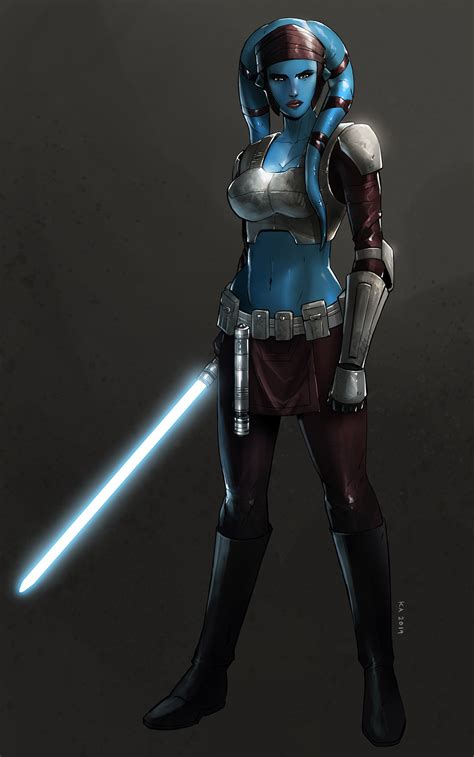 Aayla Secura Star Wars Drawn By Karolding Danbooru